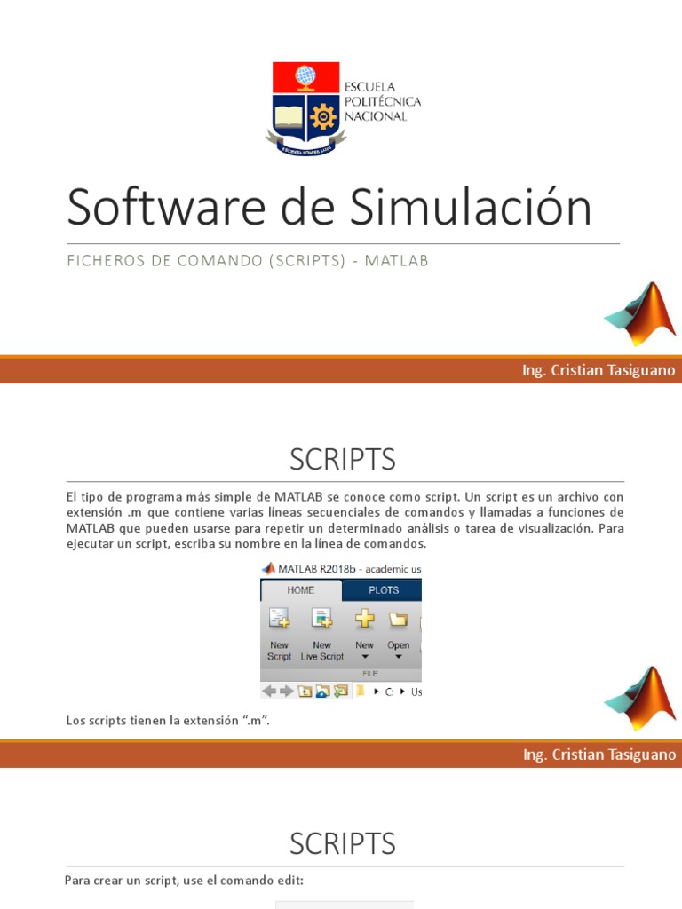 Scripts en Matlab | PDF | Archivo de computadora | Matlab