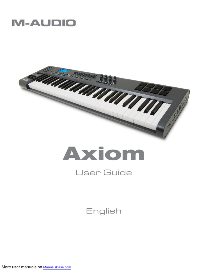 M-Audio Axiom 61 MIDI Controller Axiom 61 | Download Free PDF | Usb ...