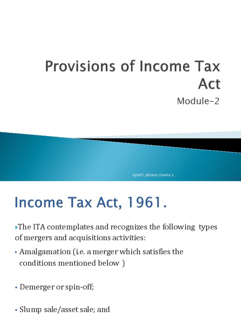 Provision of Income Tax | PDF | Expense | Mergers And Acquisitions