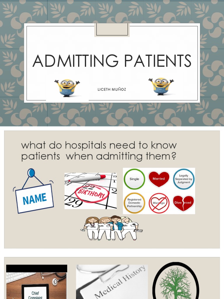 Hospital Patient Admission Guide | PDF
