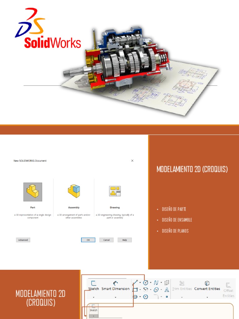 Croquis Solidworks | PDF