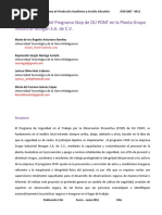 Programa DuPont STOP: Seguridad Industrial | PDF | Teoría | Medición
