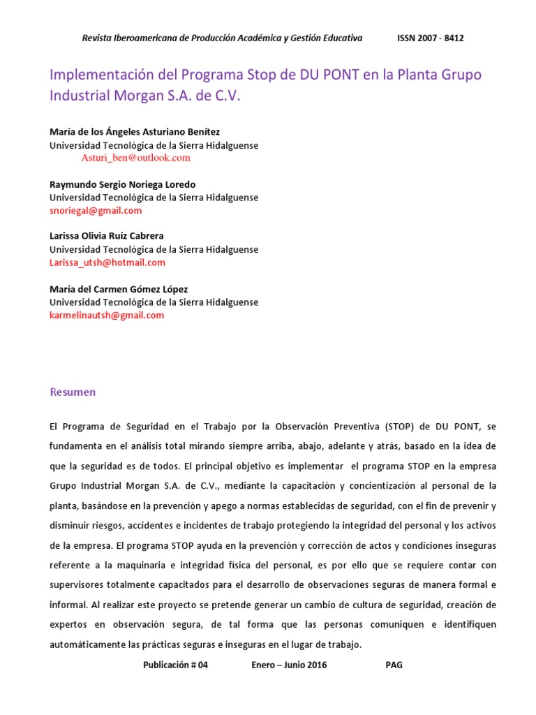 Monografía Sistema de Gestiòn de La Seguridad y Salud en El Trabajo en ...