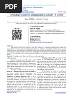 Tech Transfer Documentation Guide | PDF | Specification (Technical ...