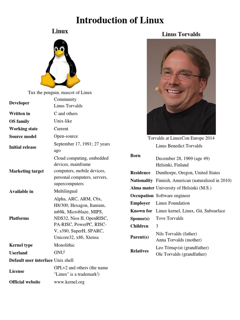 History of Linux Development 1991 | PDF | Linux | Berkeley Software ...