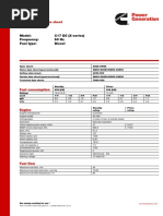 Cummins C250D5 Diesel Generator Data Sheet PDF | PDF | Diesel Engine ...