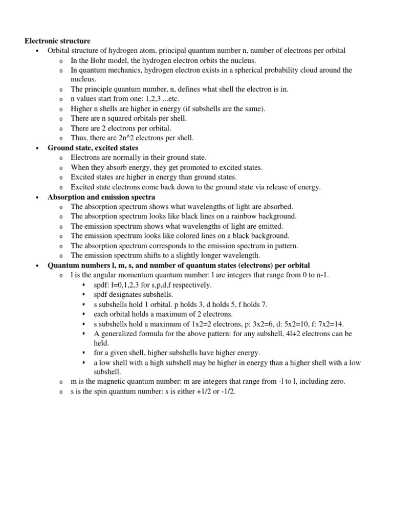 Chemistry Reviewer | PDF | Atomic Orbital | Intermolecular Force