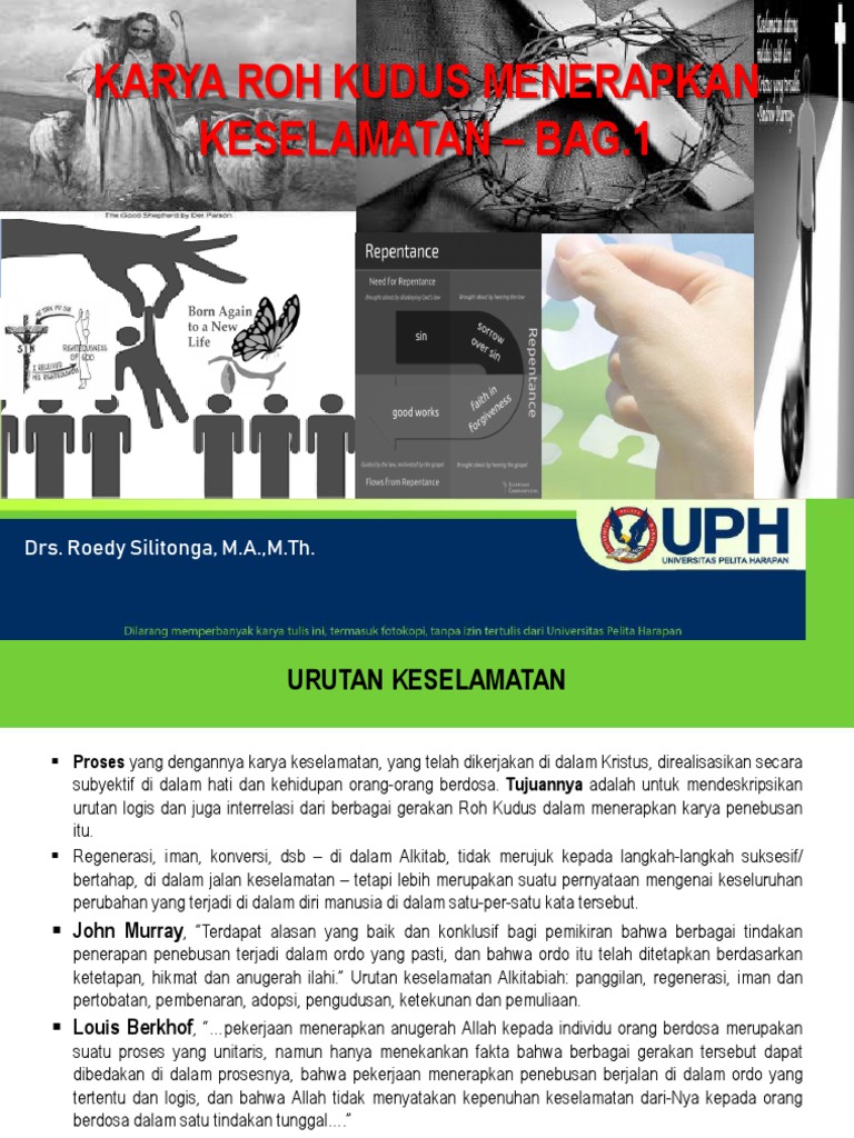 17 Karya Roh Kudus Menerapkan Keselamatan - Bag. 1 | PDF | Agama ...