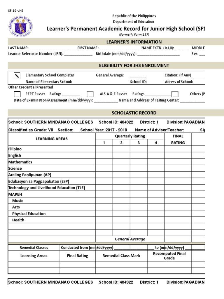 Grade 7 10 Mapeh 1st Quarter | Physical Education | Psychotherapy