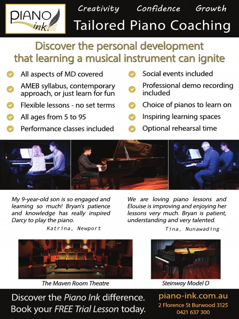 Piano Ink Flyer - Rough | PDF