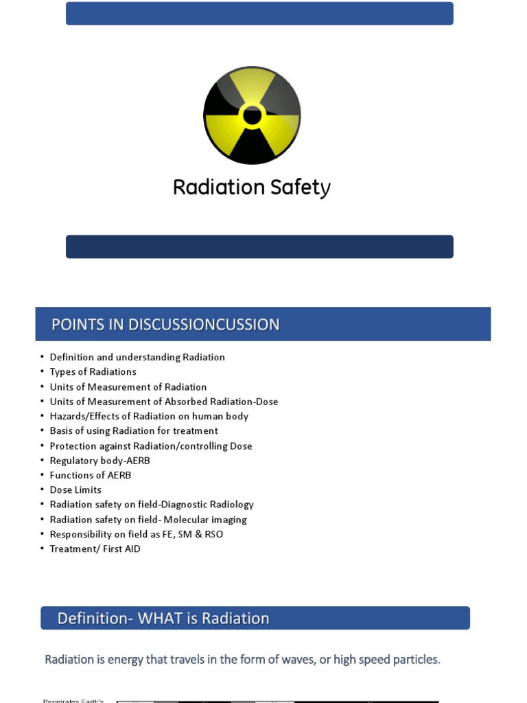 Radiation Safety | PDF | Gamma Ray | Absorbed Dose