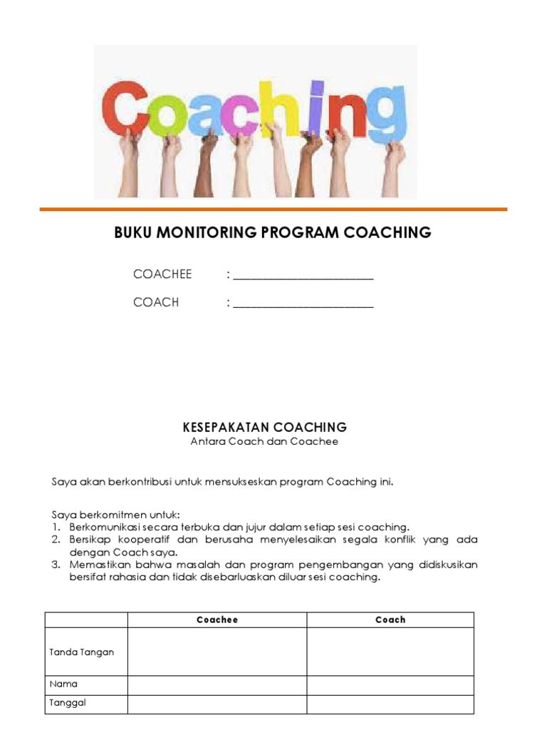 Coaching Monitoring | PDF