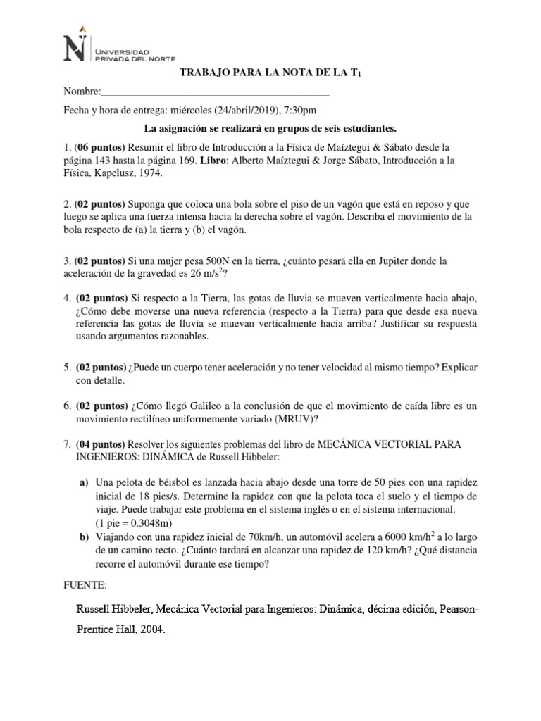 Leyes de Newton - Maiztegui&Sabato - Fisica I | PDF