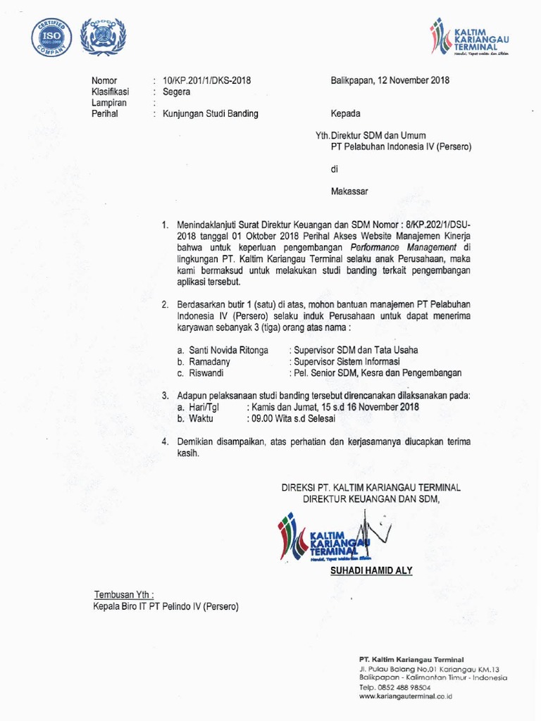 10 Kunjungan Studi Banding KKT PDF | PDF