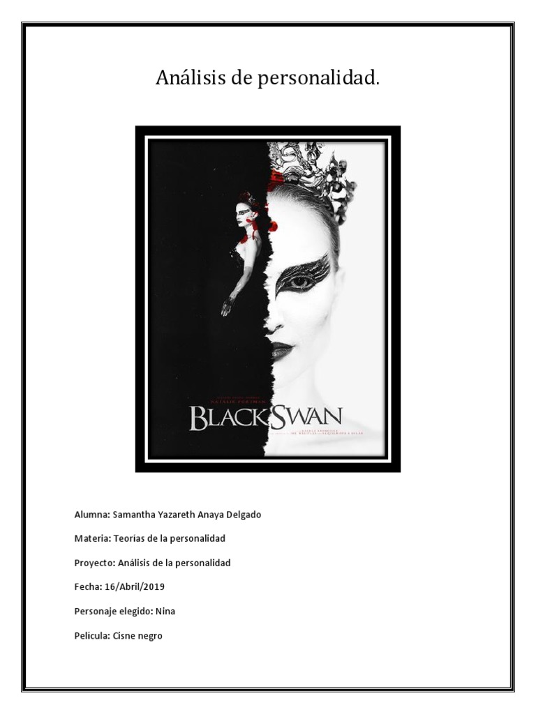 Análisis de Personalidad | PDF | Psique (psicología) | Carné de identidad