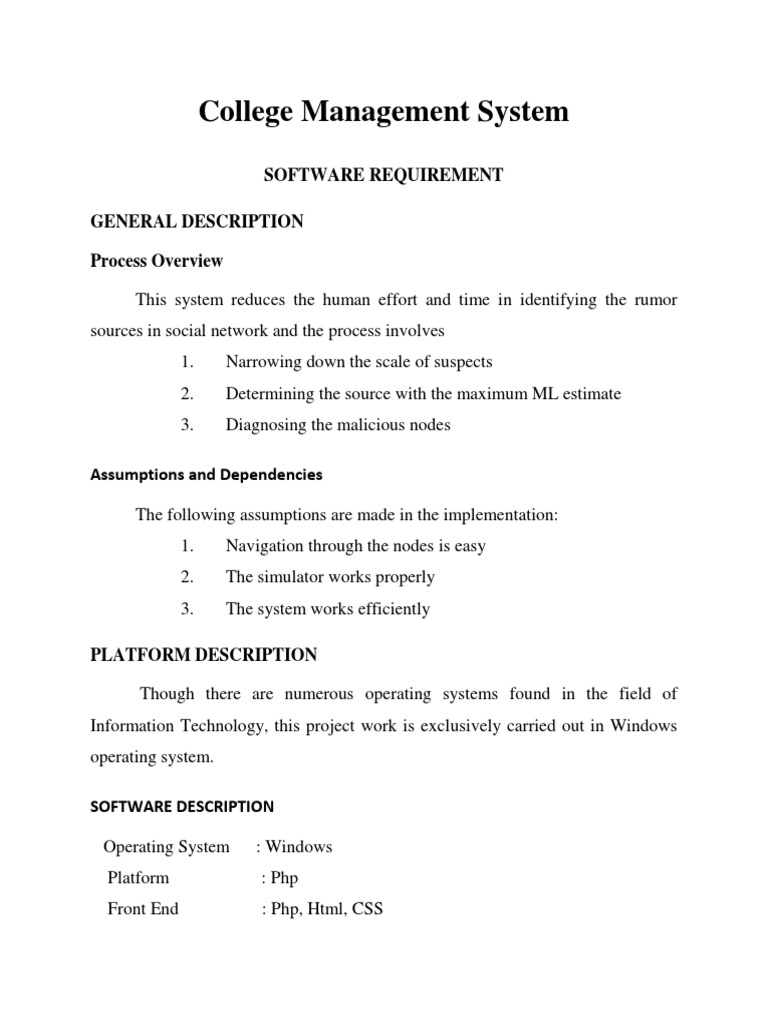 College Management System | PDF | My Sql | Dynamic Web Page