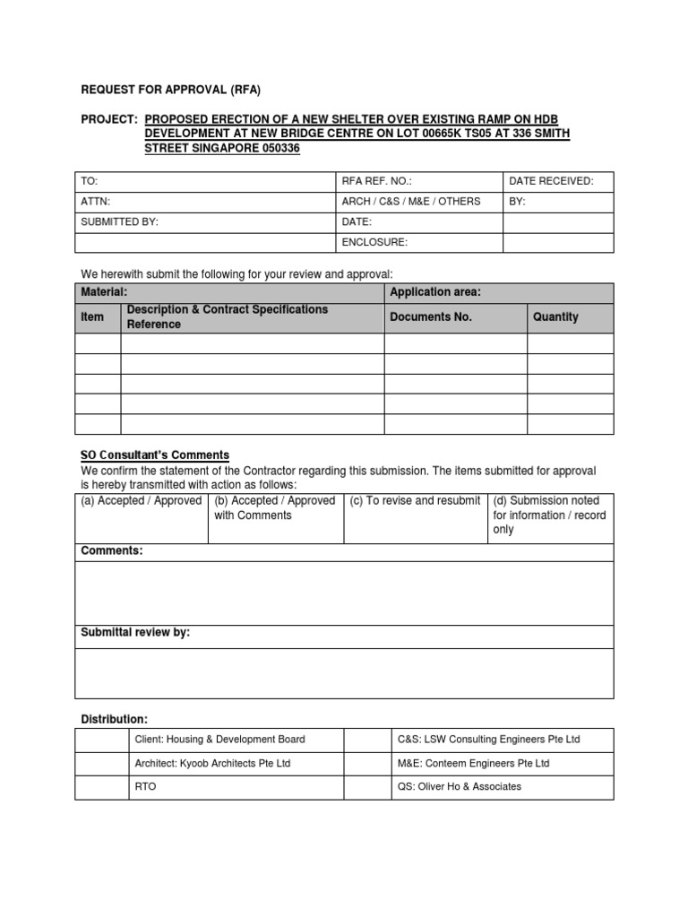 Request For Approval Template | PDF