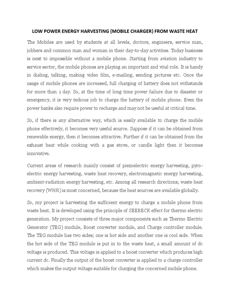 Candle Mobile Charger | PDF