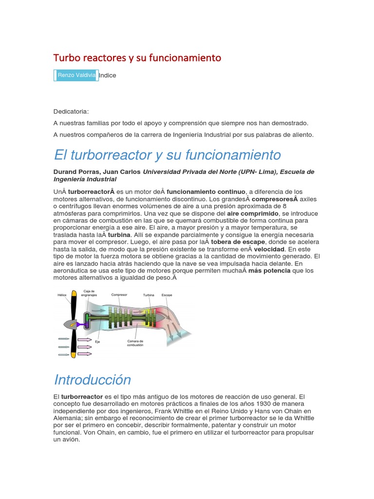 Turbo Reactor. Wiki | PDF | Motor a reacción | Máquinas rotativas