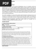 A Draft Security Monthly Report | PDF | Security Guard | National Security