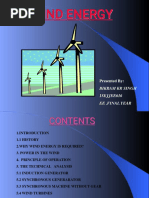 PPT-5 - Wind Energy - Unit-3 | PDF | Wind Power | Wind Turbine