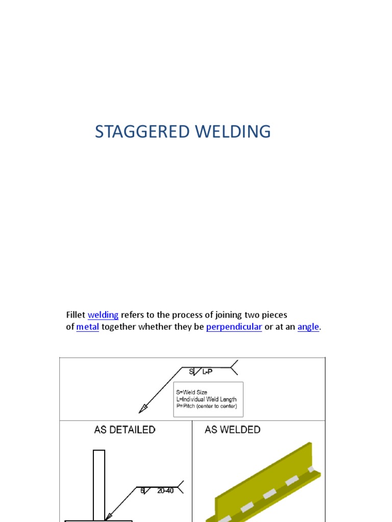 Staggered Welding | PDF