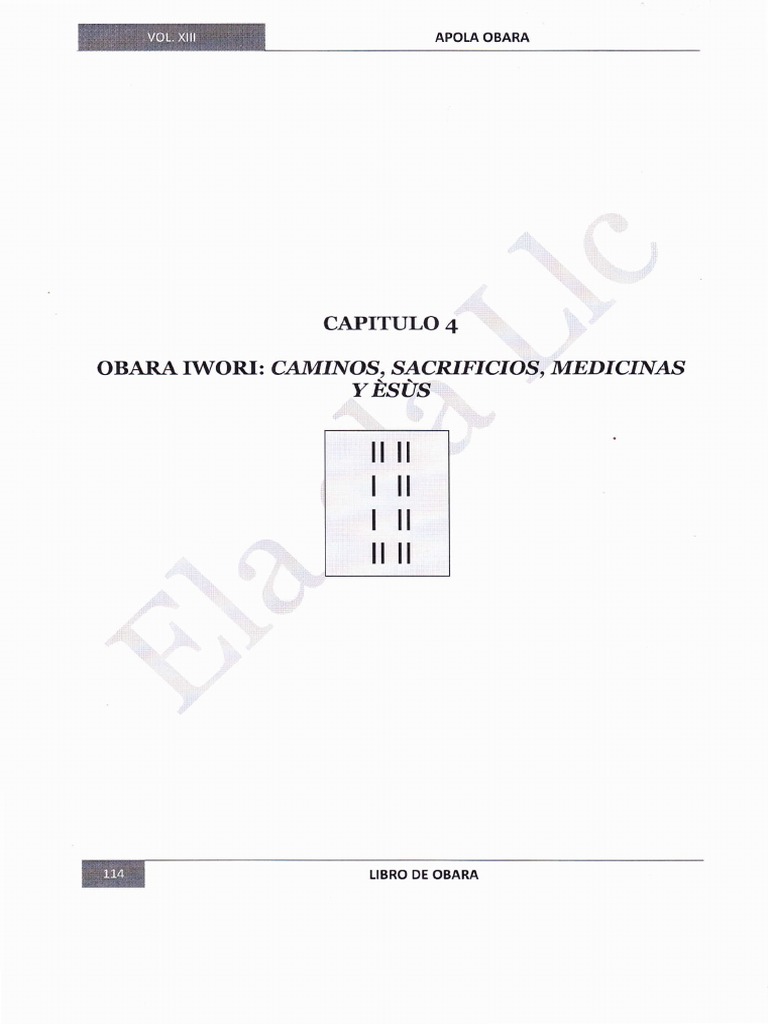 Obara Odi | PDF | Deidades | Adivinación