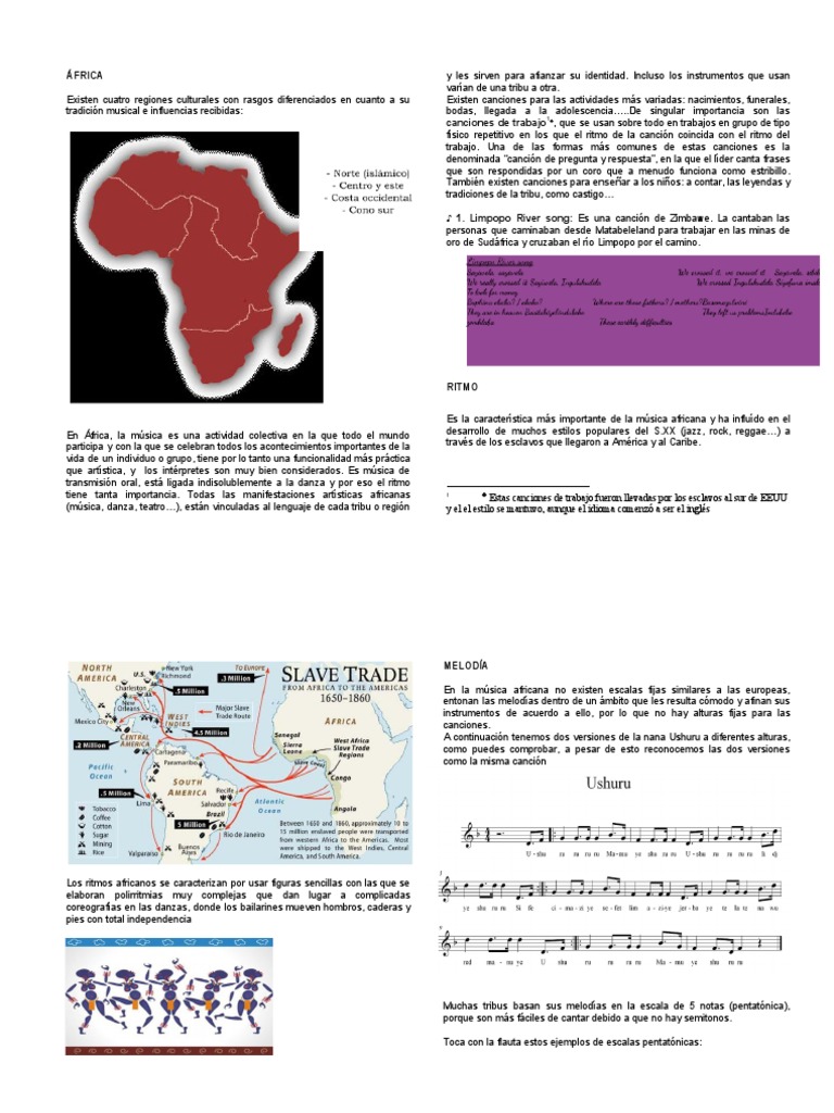 ÁFRICA | PDF | Ritmo | Canciones