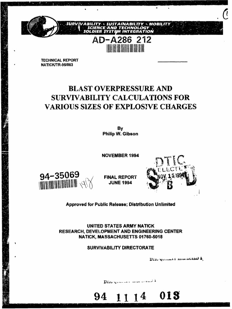 Blast Over Pressure PDF | PDF | Explosion | Waves