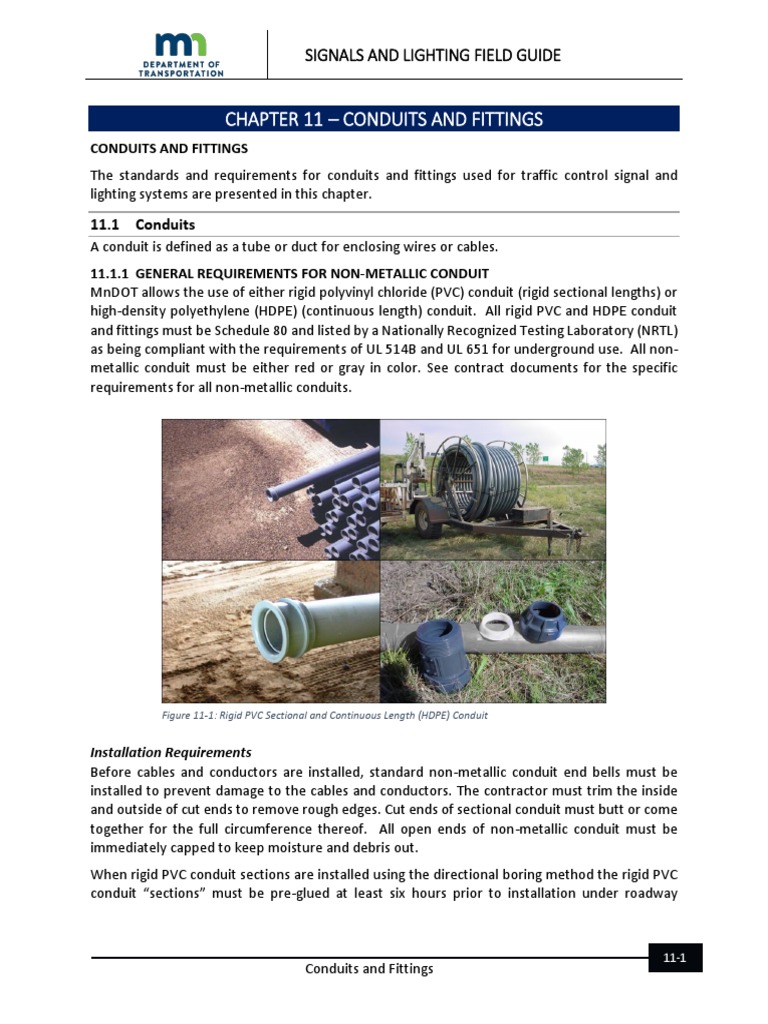 Traffic Signal Conduit Guide | PDF | Building Engineering | Civil ...