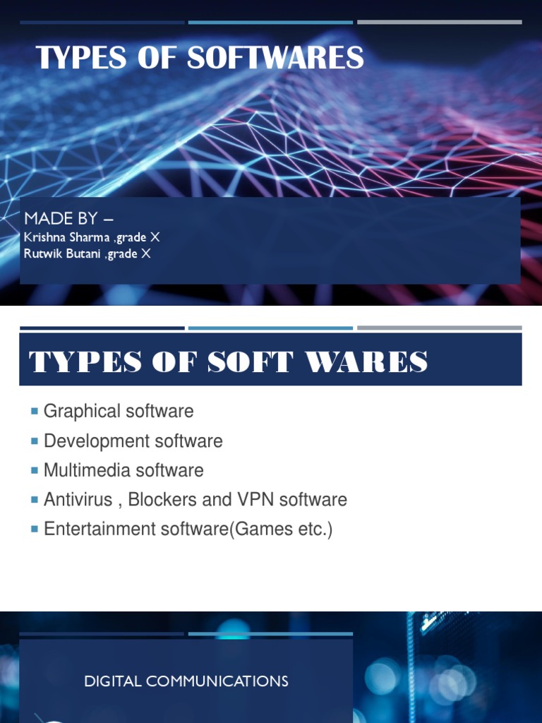 Types of Software Explained | PDF | Computers