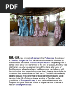 History of Alitaptap Folk Dance | PDF