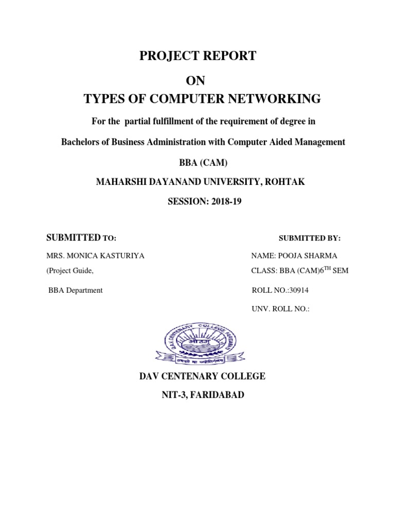 Pooja Sharma EDITING Friday | PDF | Internet Protocol Suite | Computer ...