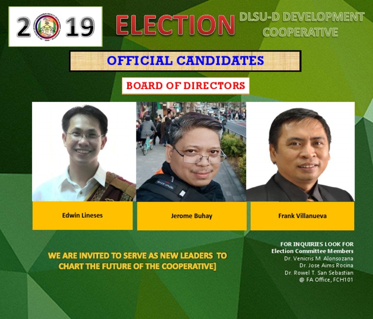TARP2019 Official Candidates | PDF
