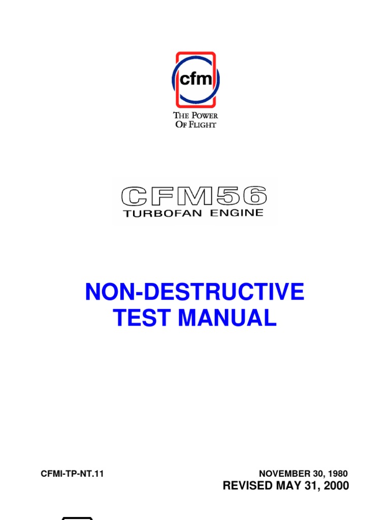 Cfmi Cfm56 NDTM Cfmi-Tp - nt.11 Rev 36 May 31, 2000 | PDF | Radioactive ...