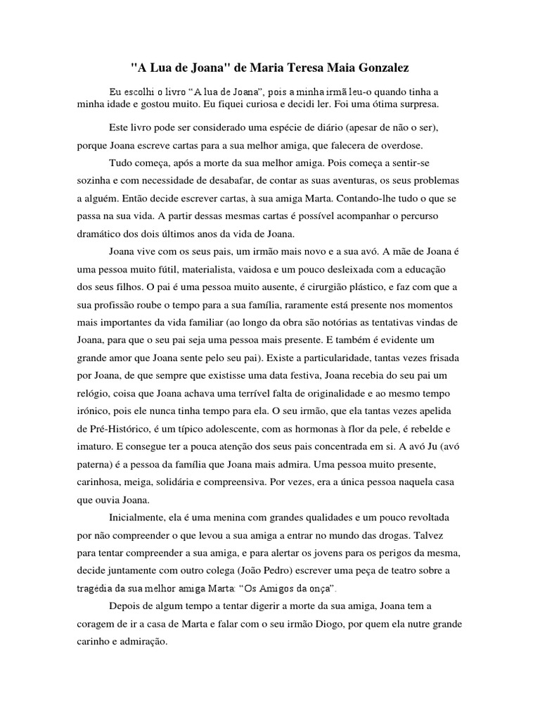 A Lua de Joana | PDF | Morte | Solidão