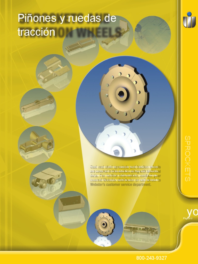 Webster Catalog 400-Sprokets - En.es | PDF | Engranaje | Tornillo