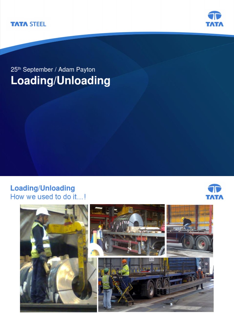 Load Unload Materials 3202 | PDF | Forklift | Truck Driver