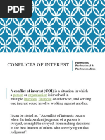 Conflict of Interest Declaration Template | PDF | Conflict Of Interest ...