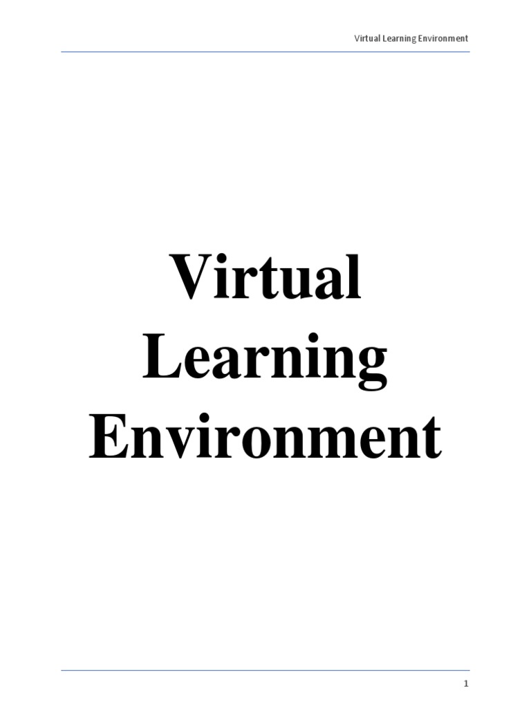Virtual Learning System Guide | PDF | Use Case | Educational Technology