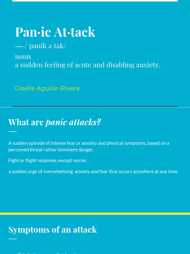 Panic Attacks | PDF | Panic Attack | Panic Disorder