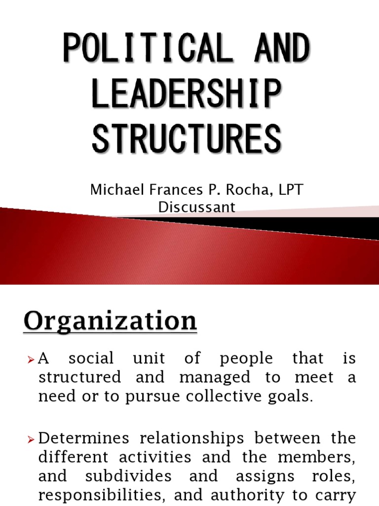 An Overview of the Evolution of Political Organization from Bands to ...