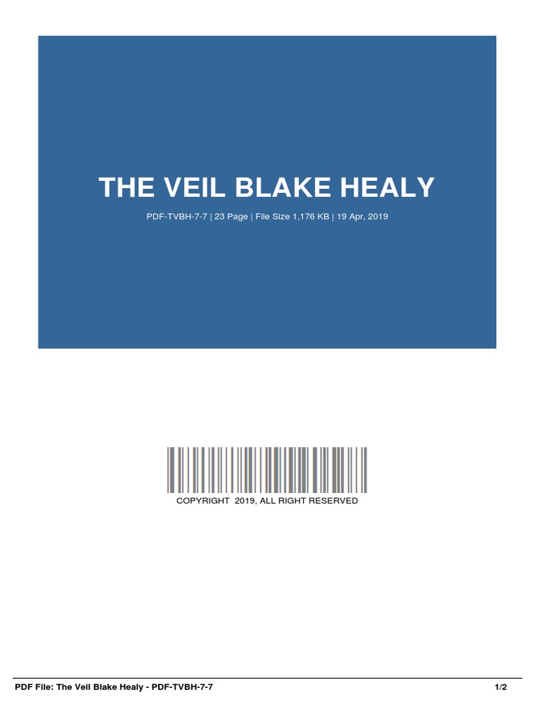 The Veil Blake Healy | PDF | Internet | Information Technology