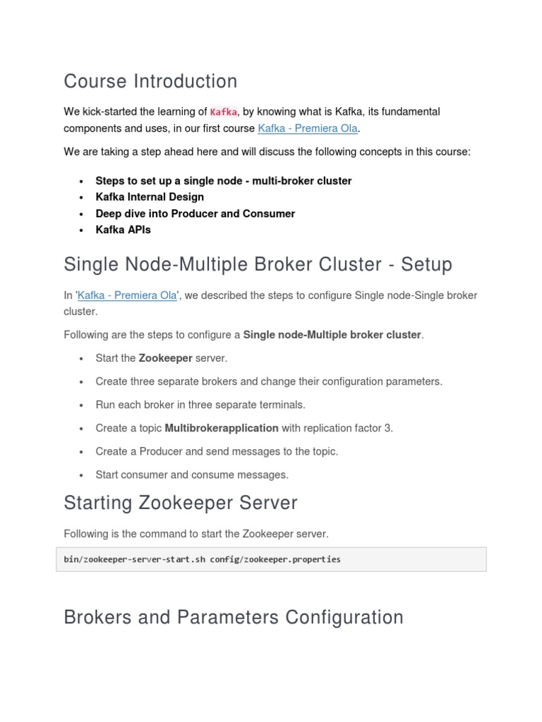 Kafka Internals Pdf Information Technology Management System Software