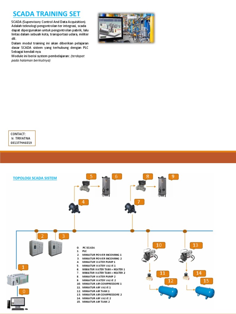 Scada Training Set: Pada Halaman Berikutnya) | PDF | Scada | Valve