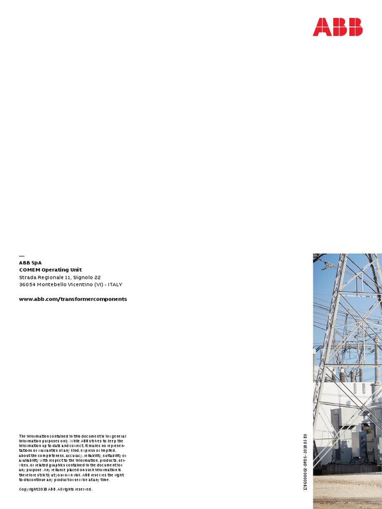 OS ABB Comem BR EN 16-05-2018 | PDF | Switch | Alternating Current