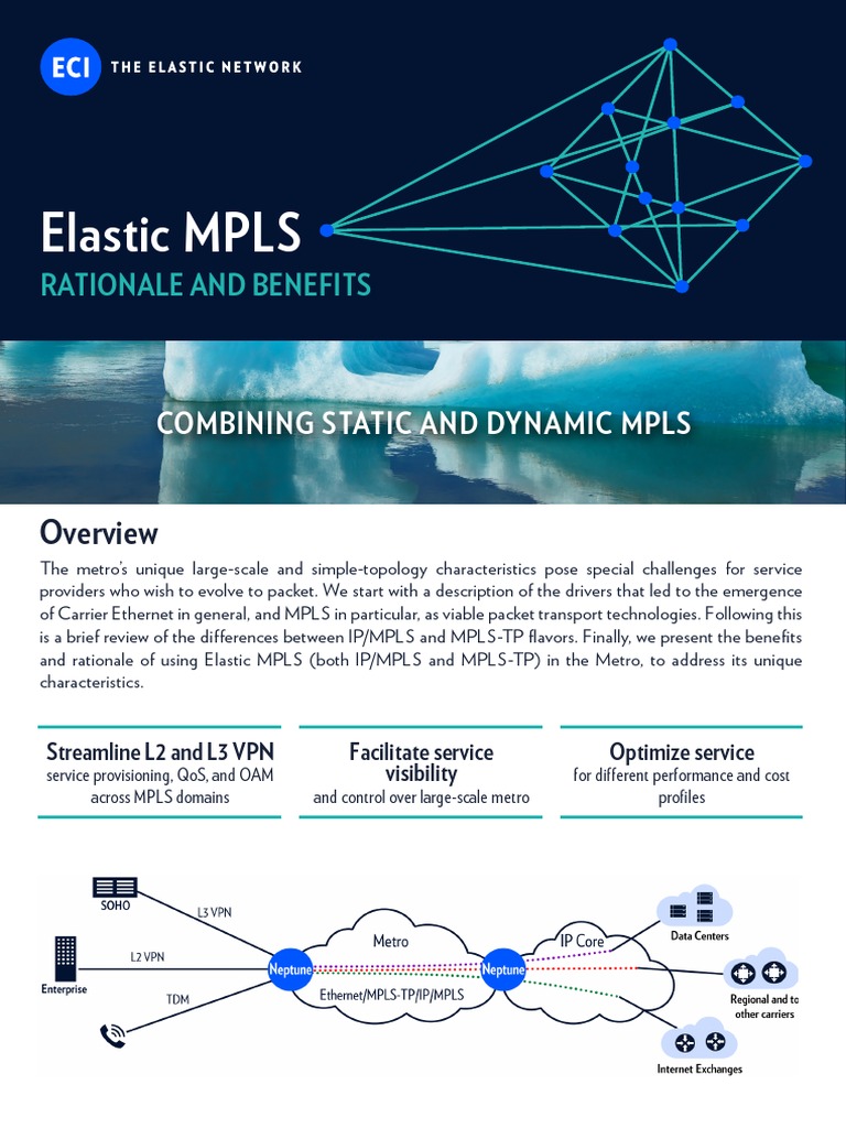 Elastic MPLS: Rationale and Benefits | PDF | Multiprotocol Label Switching | Networking