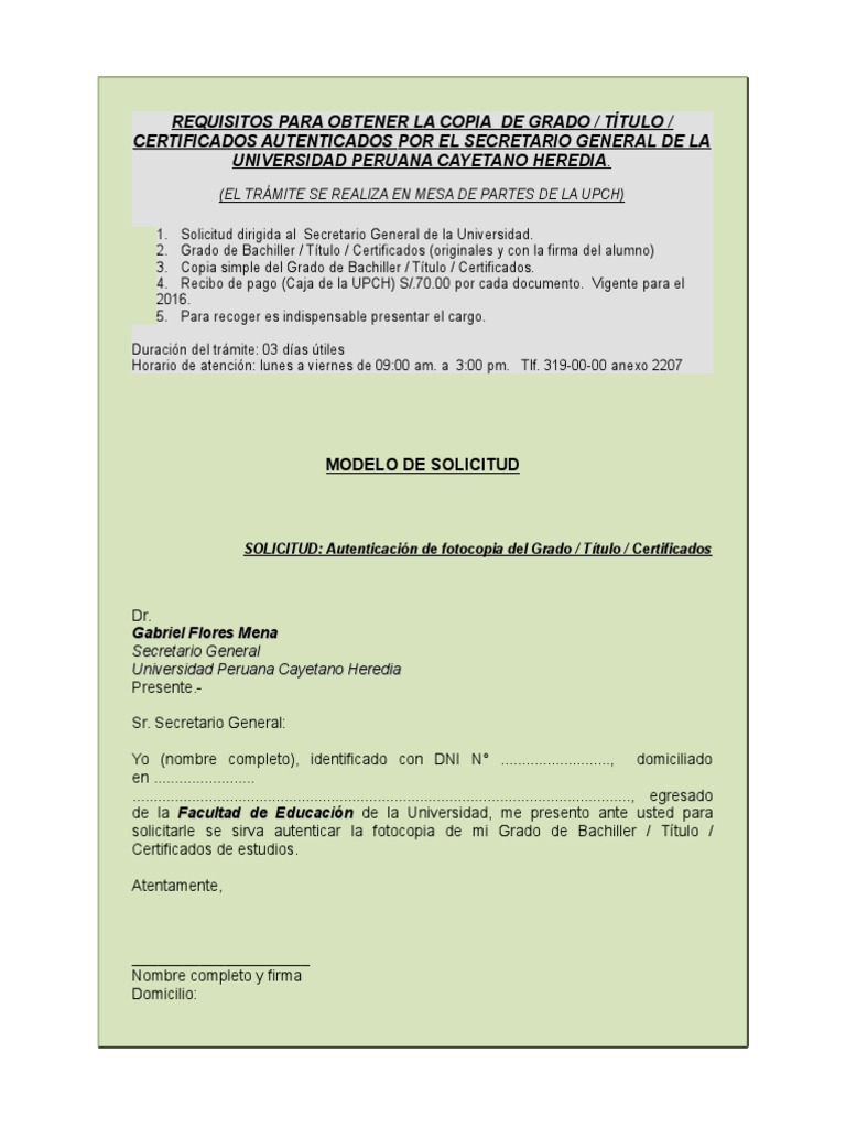 2-Requisitos para Tramite - Autenticacion Titulo - Grado - Certificados ... 2-Requisitos para Tramite - Autenticacion Titulo - Grado - Certificados ...