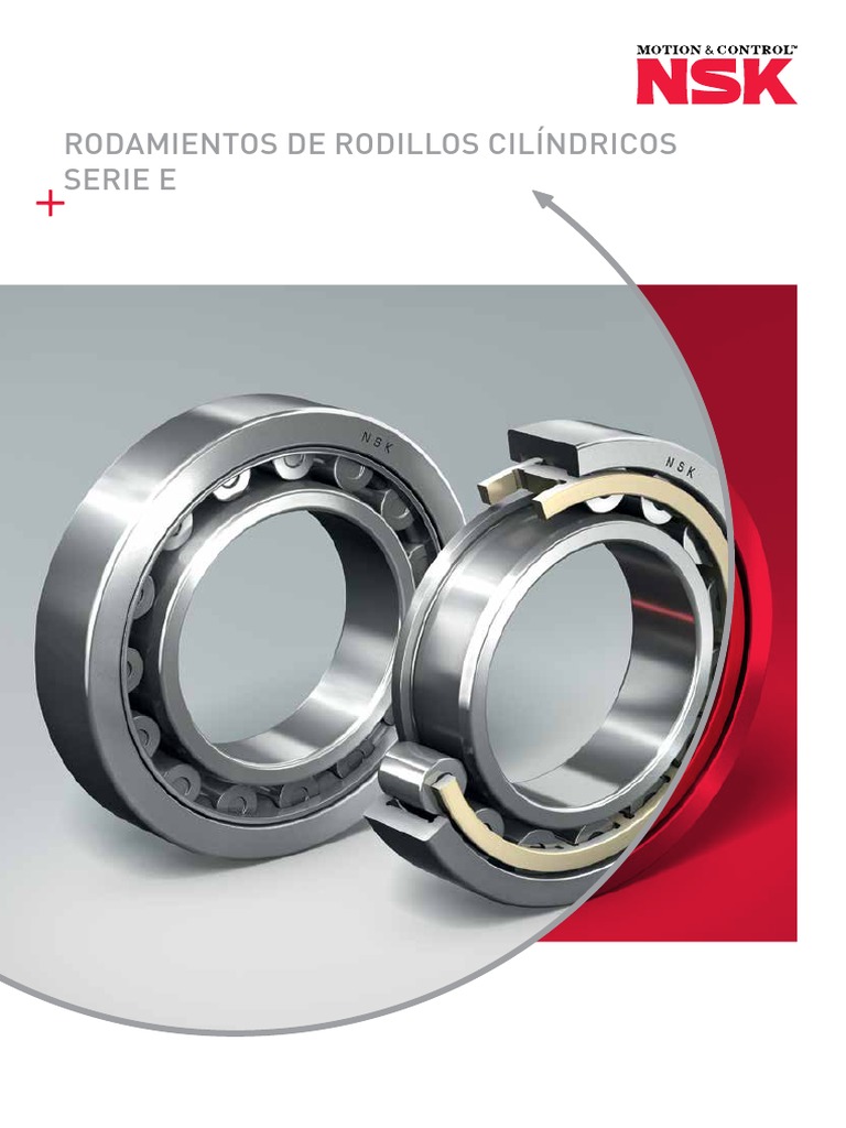 NSK Rodamientos de Rodillos Cilindricos Serie E PDF | PDF | Calidad (comercial)