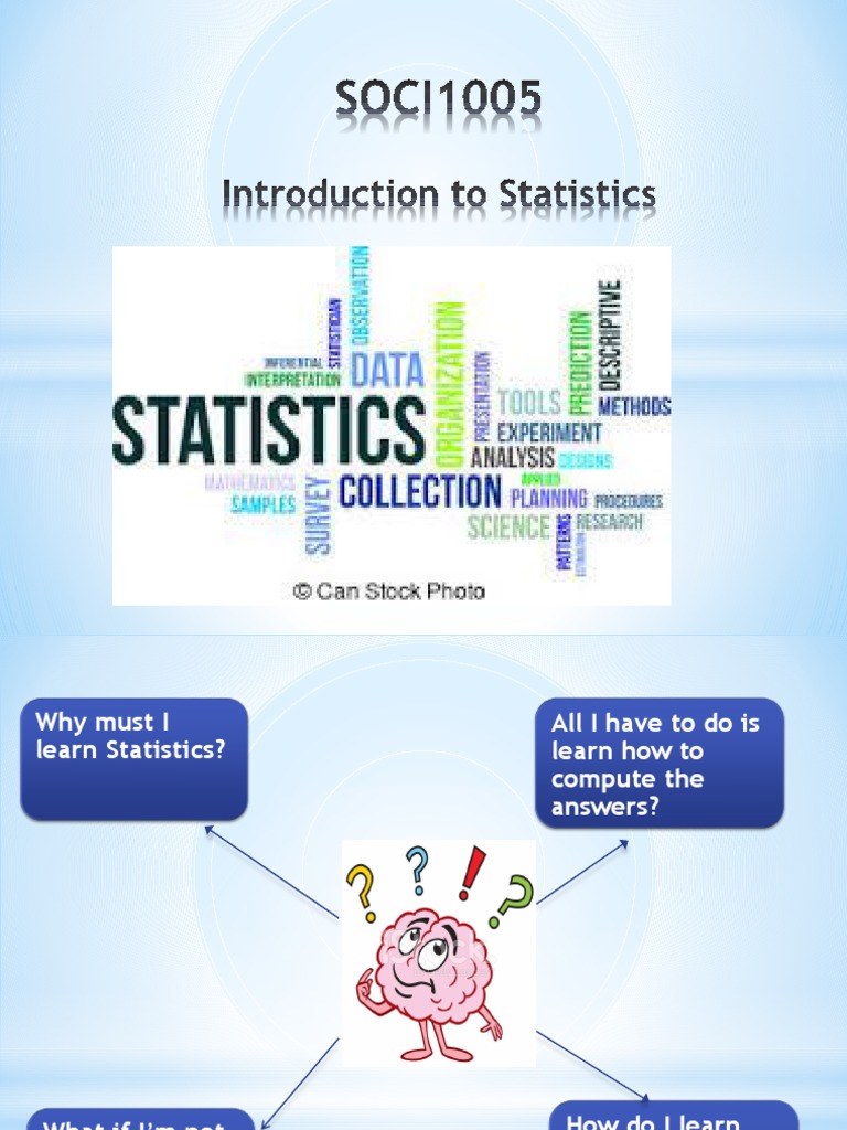 Why Statistics is Important for Everyone | PDF | Level Of Measurement ...